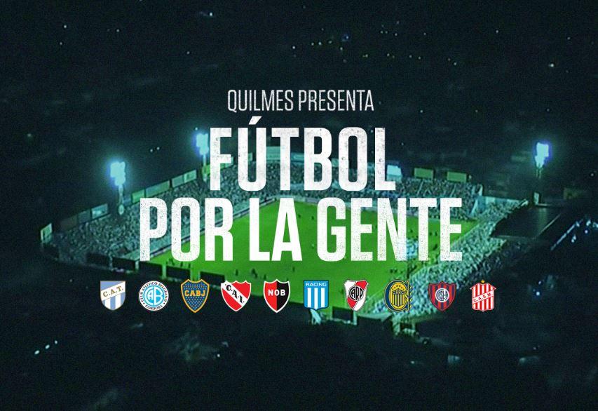 Quilmes junto a grandes equipos del fútbol argentino presenta “Fútbol ...