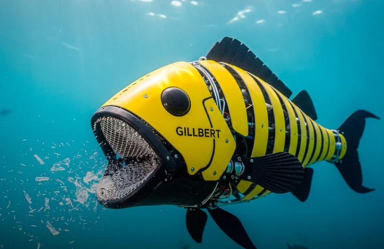 Así es Gillbert, el pez robot que elimina microplásticos - PRESENTE RSE